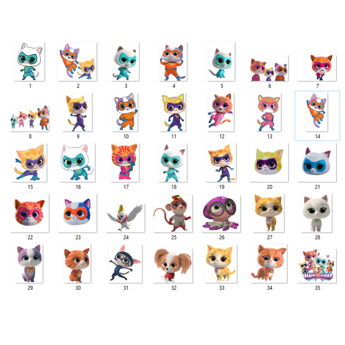 Super Kitties PNG, Superkitties Clipart, Instant Download - Etsy