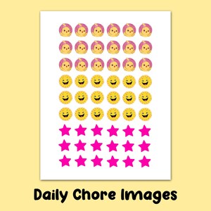 Canticos Pink Reward Chart for Kids, Behaviour Chart, Instant Download ...