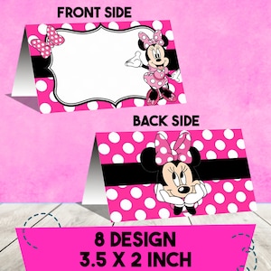 Minnie Food Labels - Etsy