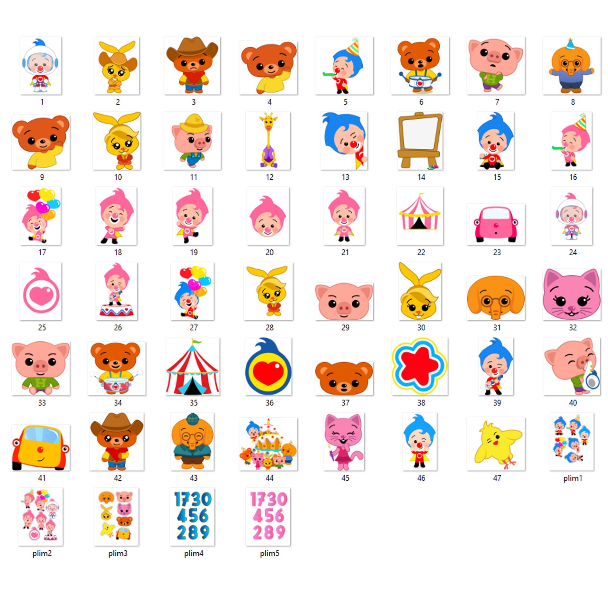 Instant Download Plim Plim PNG, Plim Plim Cake Topper, Plim Plim ...