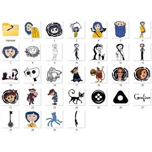Instant Download Coraline Png, Coraline Font, Digital Files - Etsy