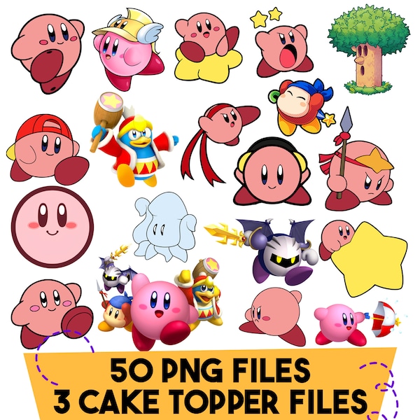 Kirby Svg - Etsy