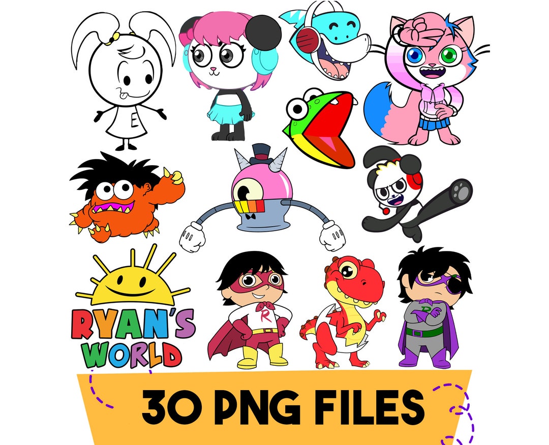 Instant Download Ryan's World Png, Ryan's World Clipart, Digital File ...