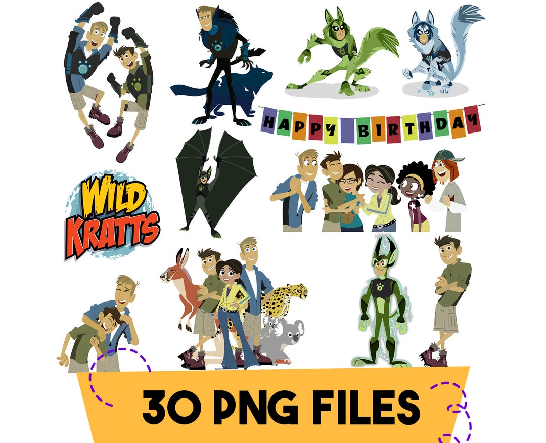 Instant Download Wild Kratts PNG, Wild Kratts Clipart, Digital File - Etsy