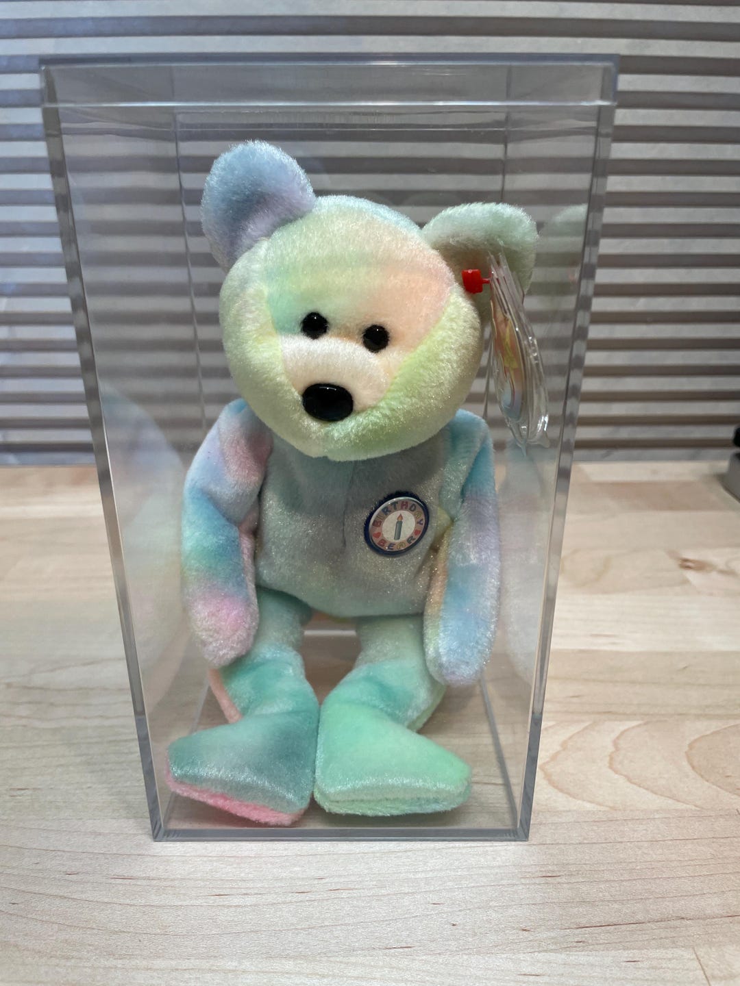 TY Beanie Baby - “B.B. Bear” - 1999 Birthday Bear- With Collector Box ...