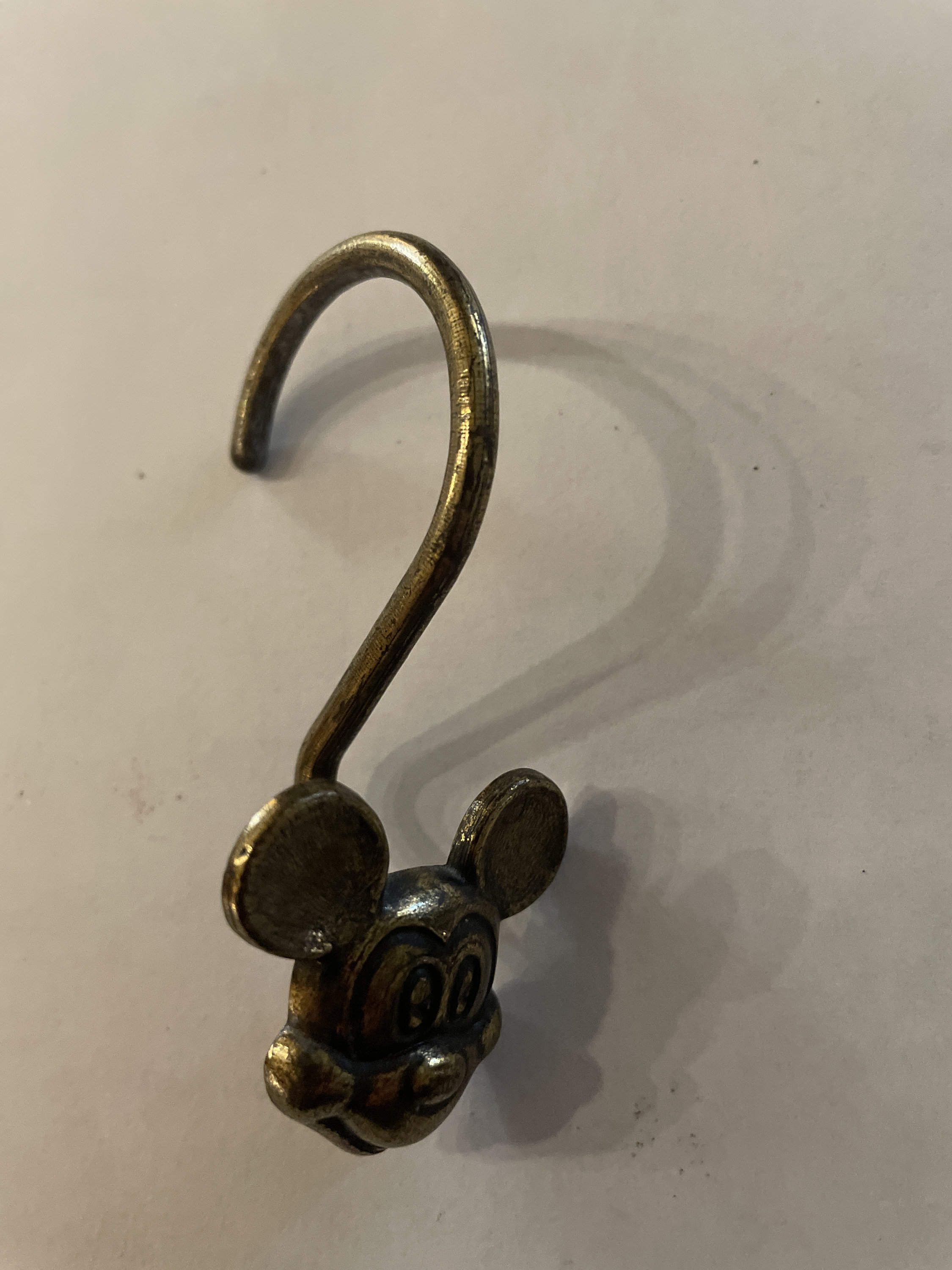 Mickey Mouse Metal Brass Shower Curtain Hooks Saturday Knight Ltd Set ...