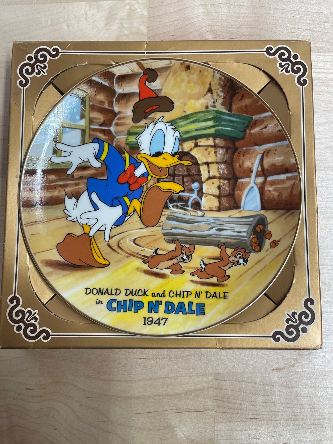 Vintage Rare Donald Duck’s 50th Birthday Plate Collection 1947 Chip N ...