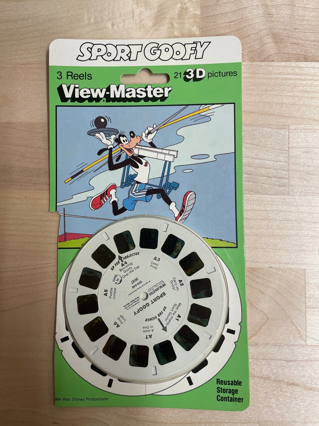 Vintage 1984 VIEW-MASTER Sport Goofy 3 Disk Set 3047 - Etsy