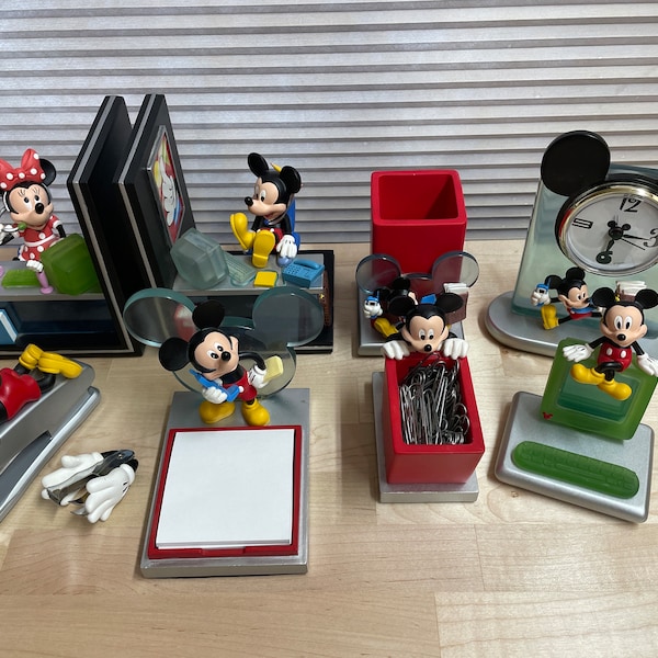 Mickey Mouse Desk Set - Etsy