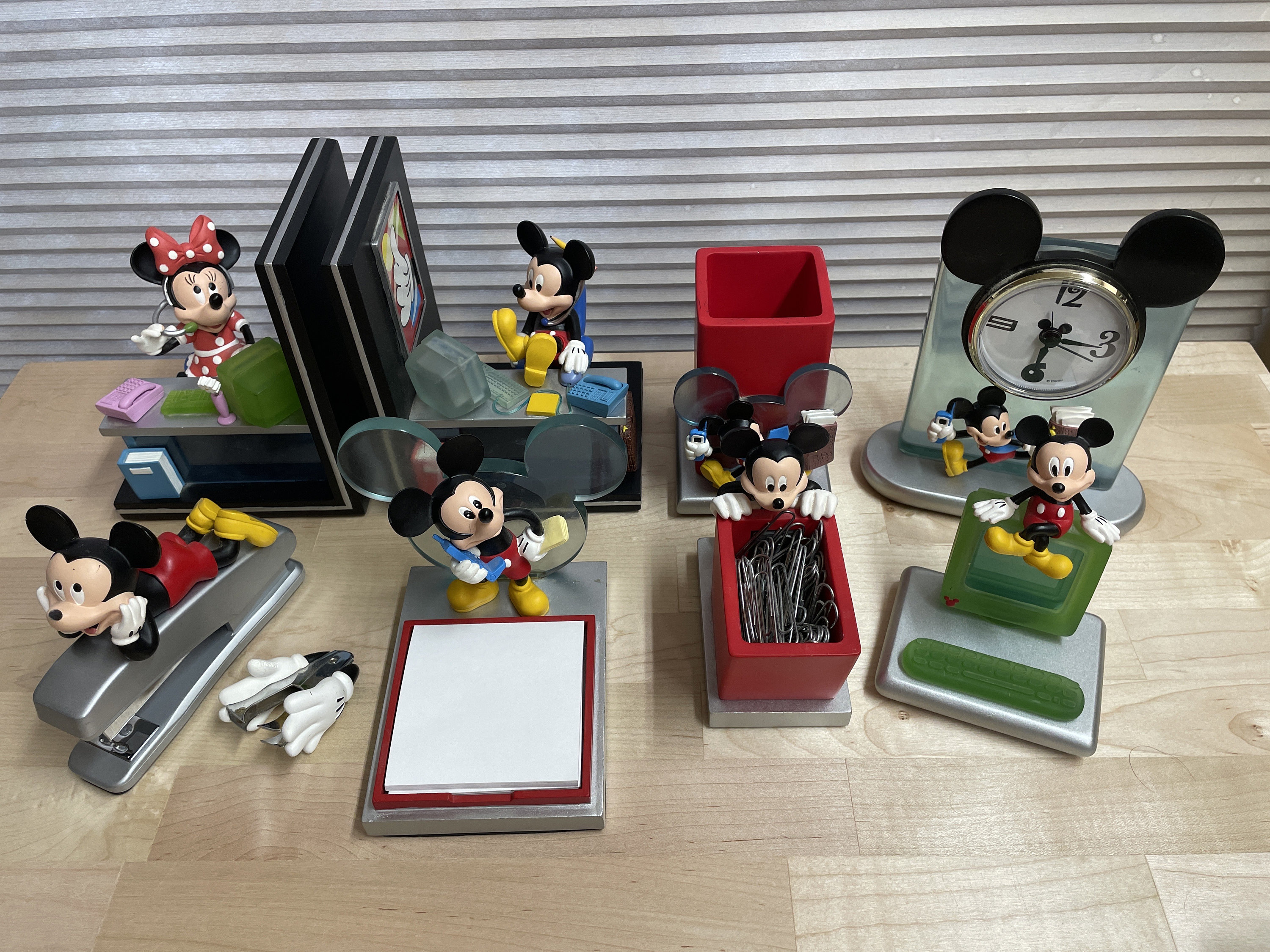 Mickey Mouse Desk Set Etsy Canada