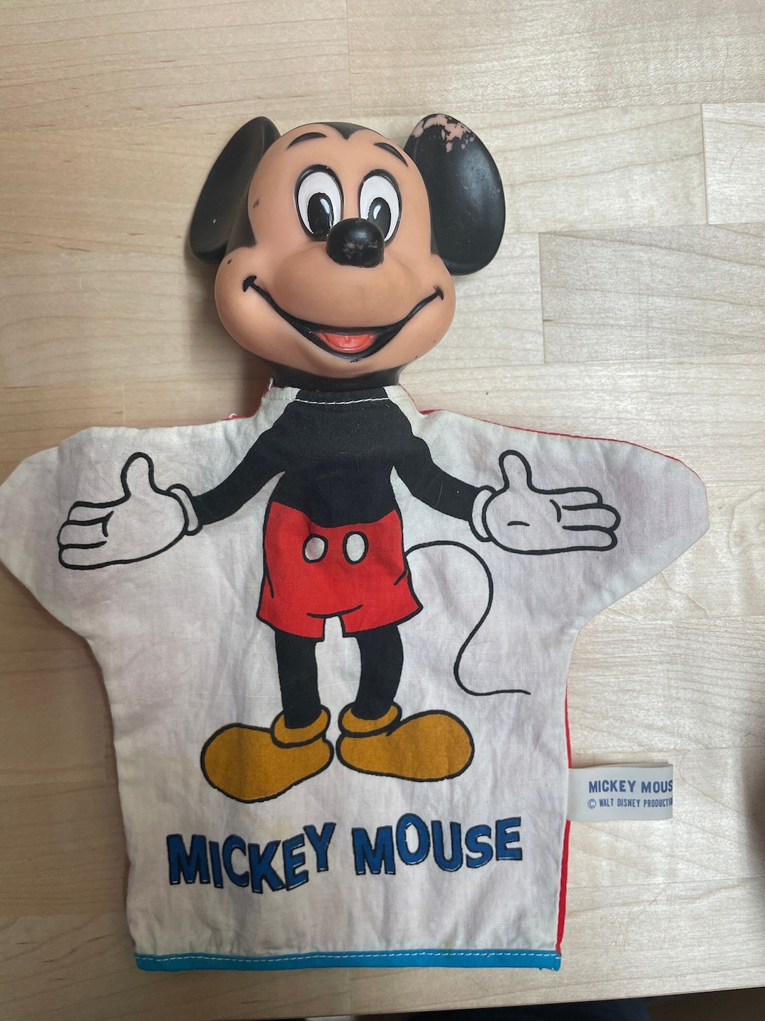 Vintage Mickey Mouse Hand Puppet Walt Disney Prod Japan - Etsy