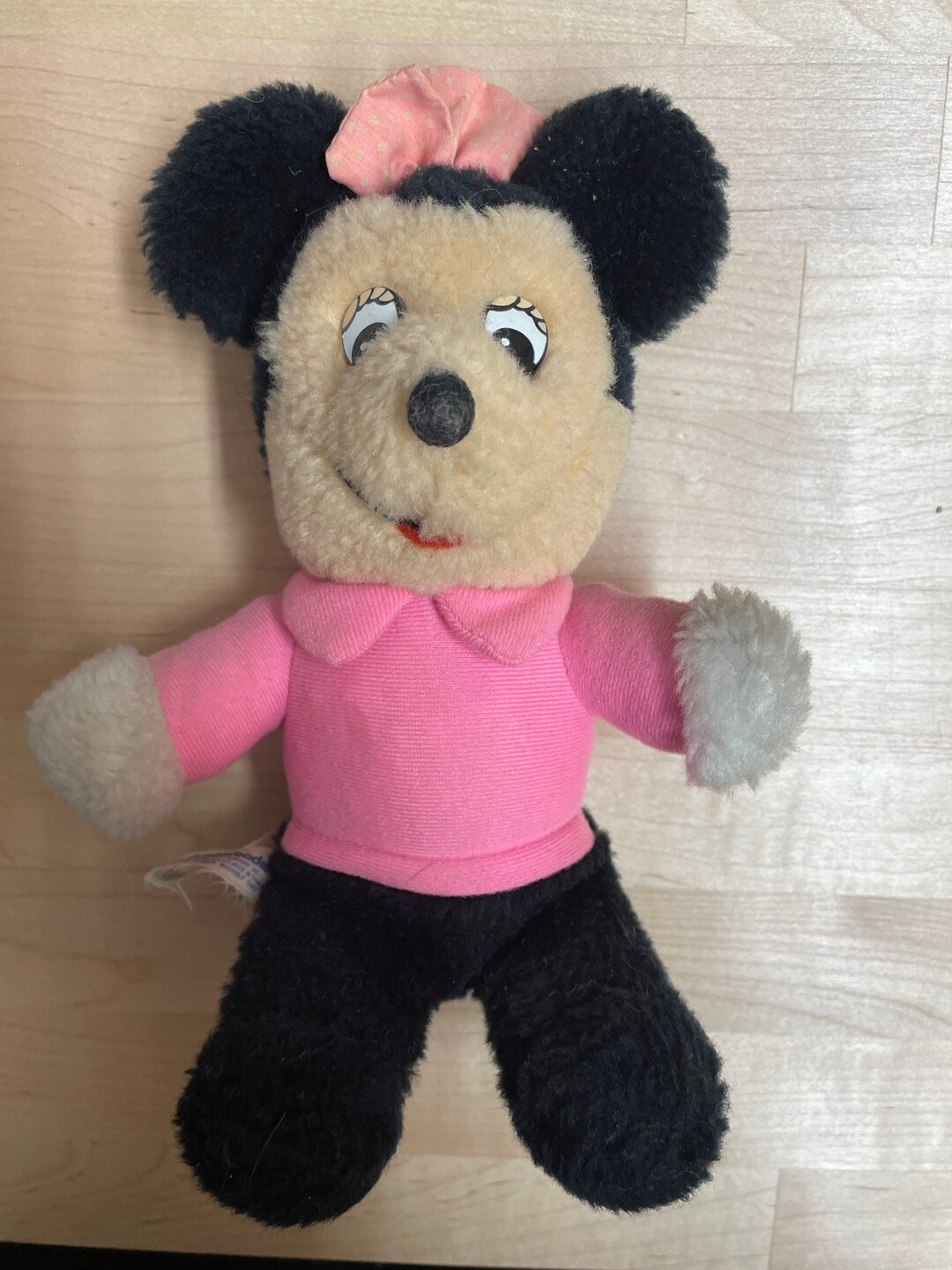 Vintage Knickerbocker 1970s Minnie Mouse Plush Doll Stuffed Doll-rare ...