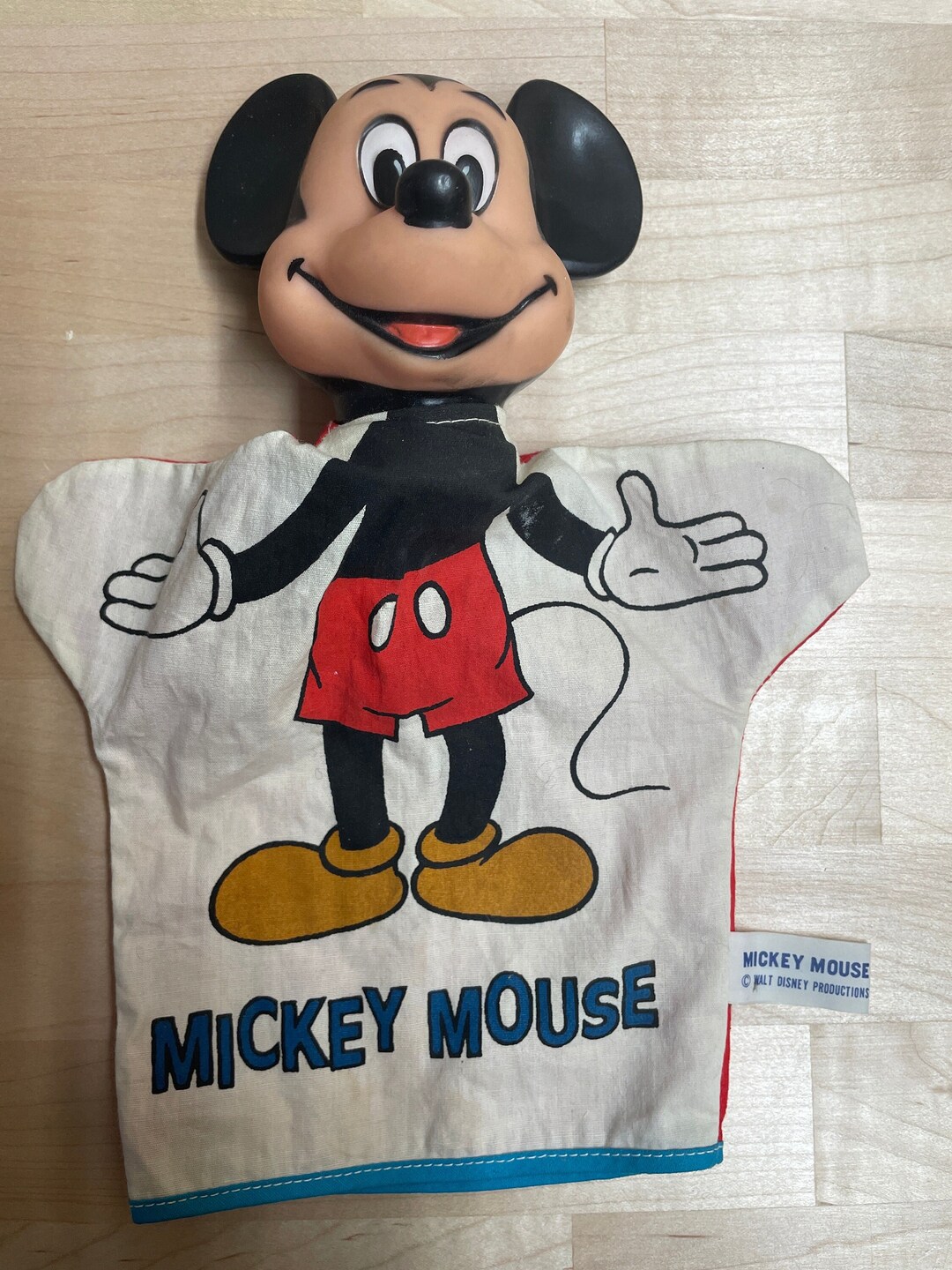 Vintage Mickey Mouse Hand Puppet Walt Disney Prod Japan - Etsy