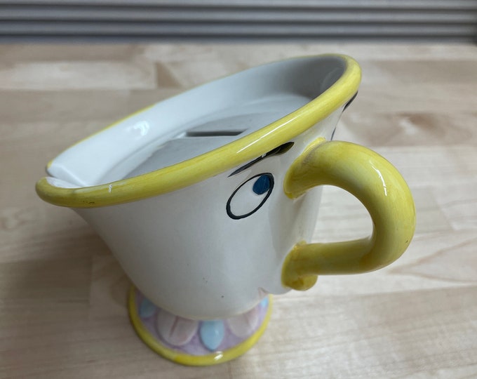 Disney Beauty and the Beast Chip Cup Bank - Etsy