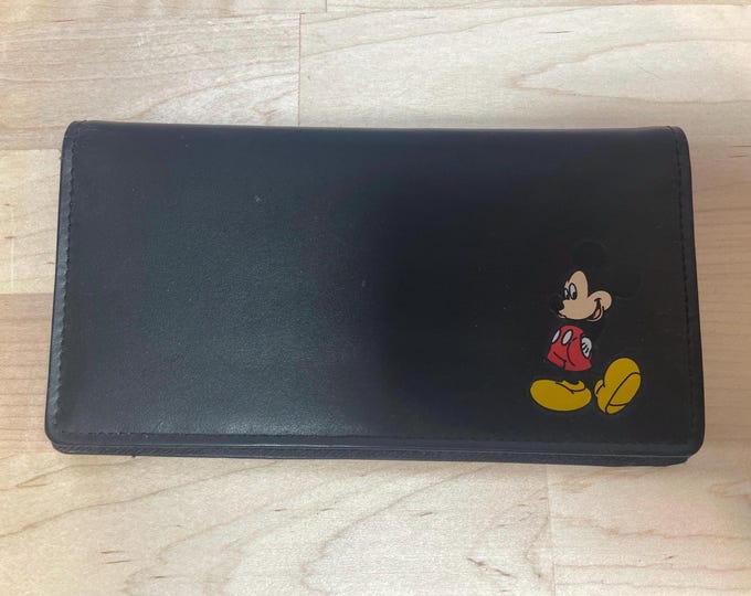Mickey Mouse Check Book Cover. - Etsy