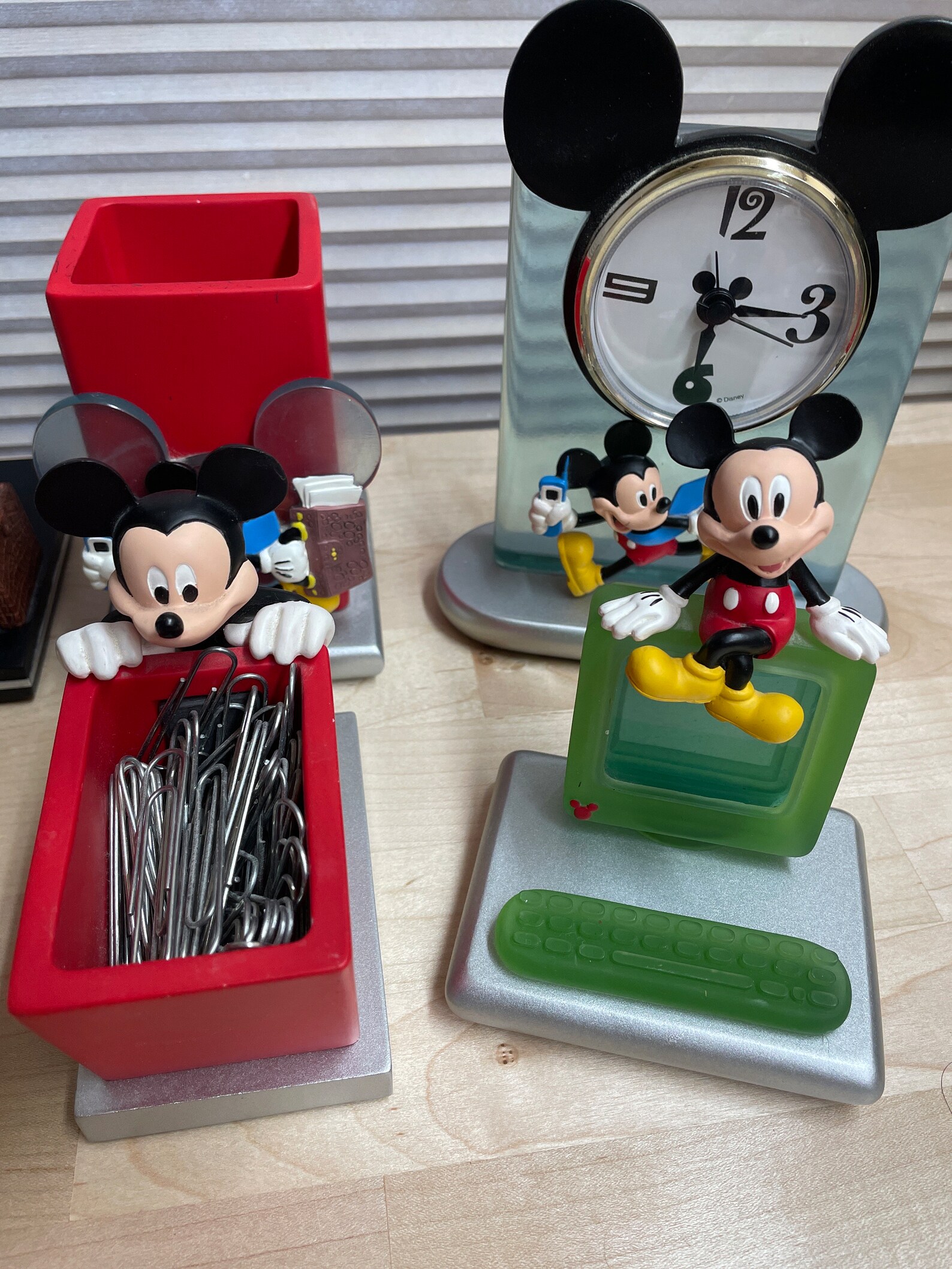 Vintage 1990’s Rare Mickey Mouse Office Desk Set Complete and in ...
