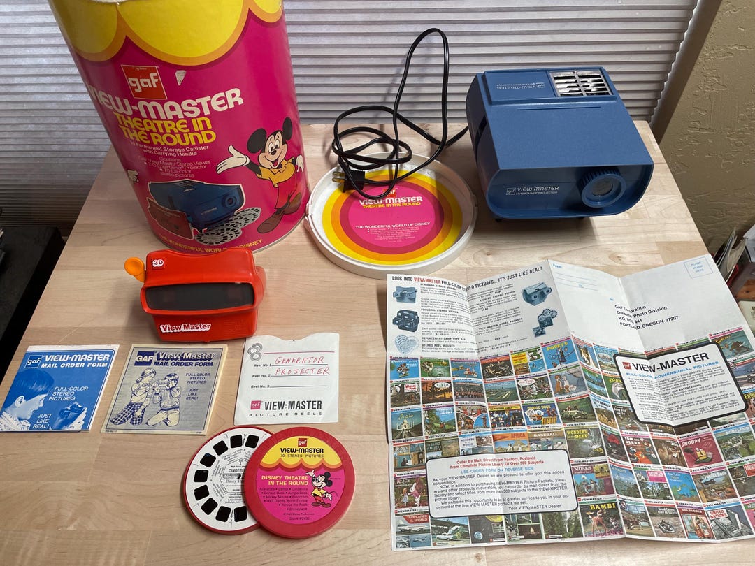 Vintage GAF VIEW-MASTER Theatre in the Round the Wonderful World of ...