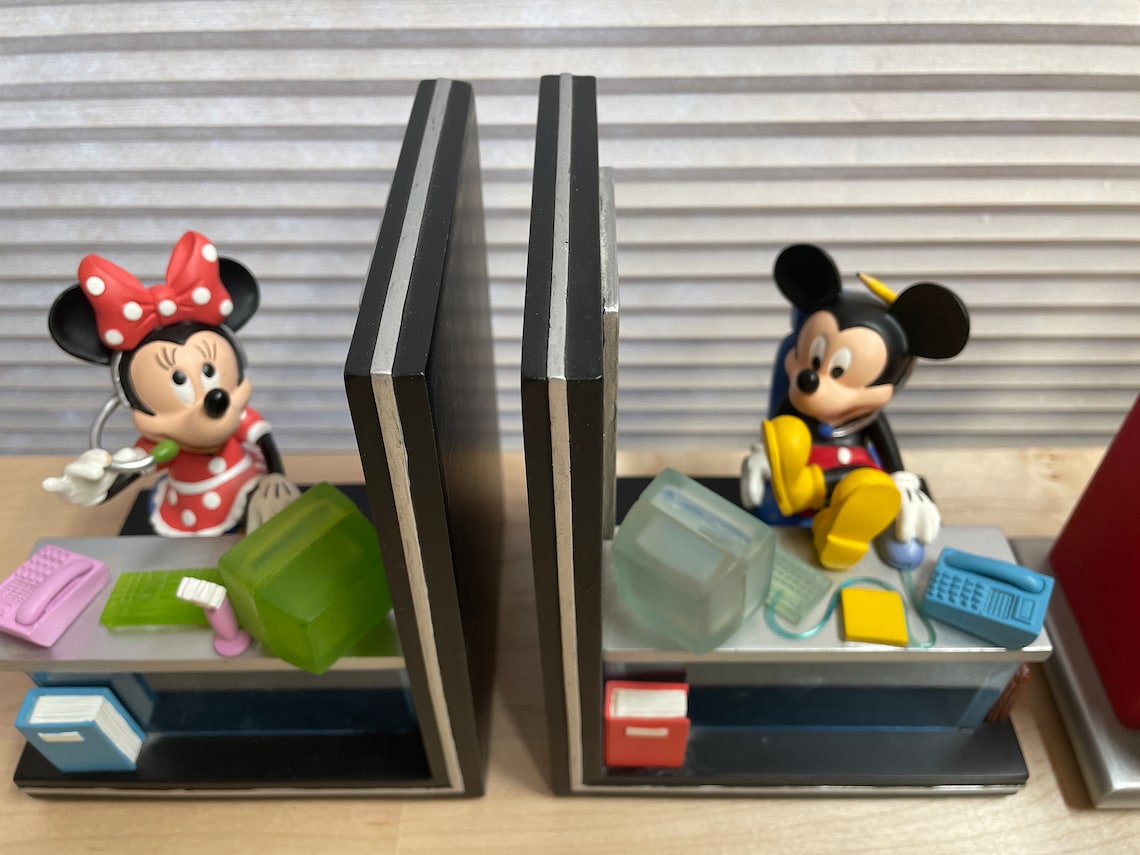 Vintage 1990s Rare Mickey Mouse Office Desk Set Complete and in ...
