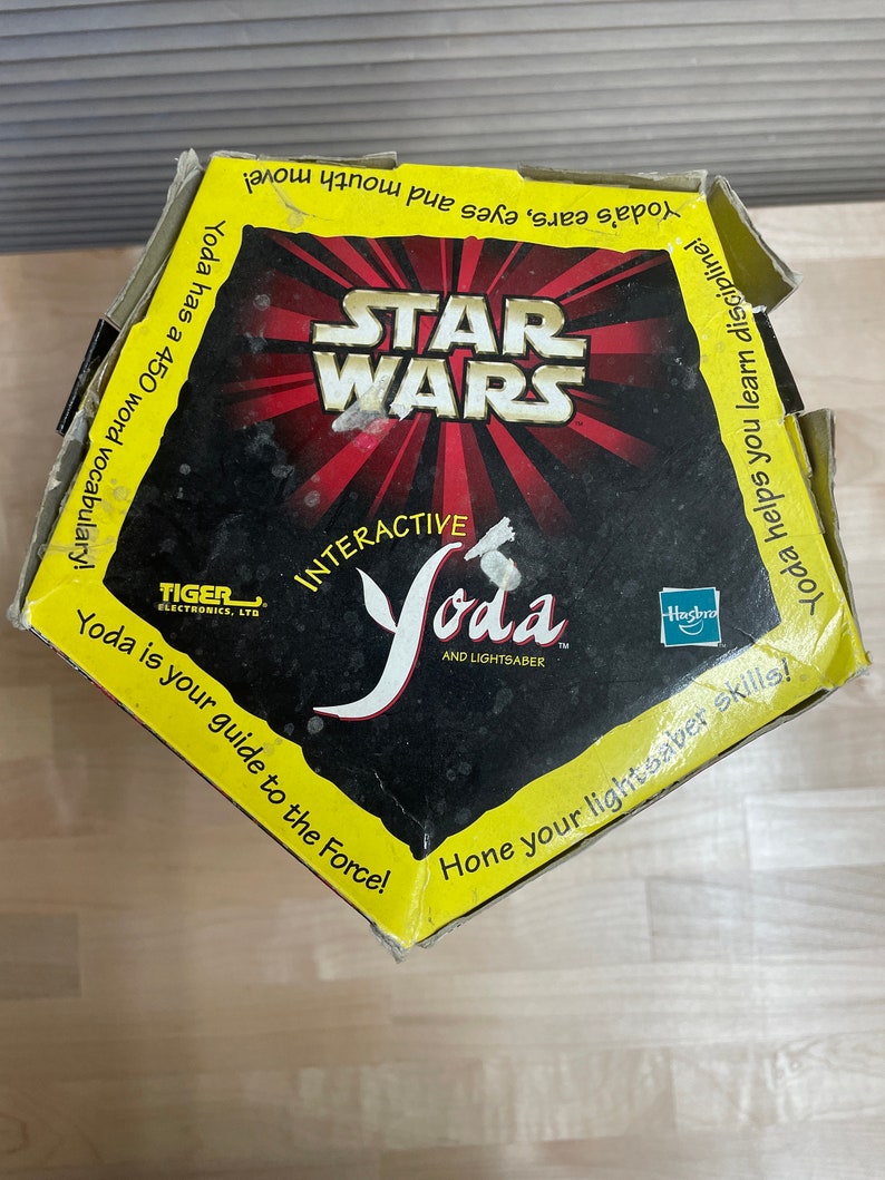 Star Wars Yoda Talking Interactive Figure 2000 Tiger Hasbro/tiger ...