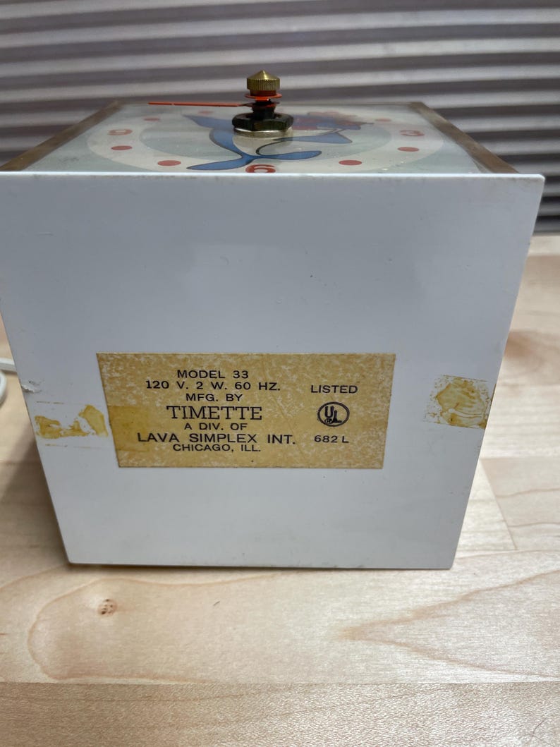 1970's Charlie Tuna Vintage Cube Clock (not Working) - Etsy