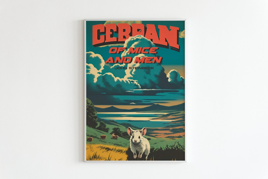 Of Mice and Men Book Poster for Living Room Wall Decor Retro Poster ...