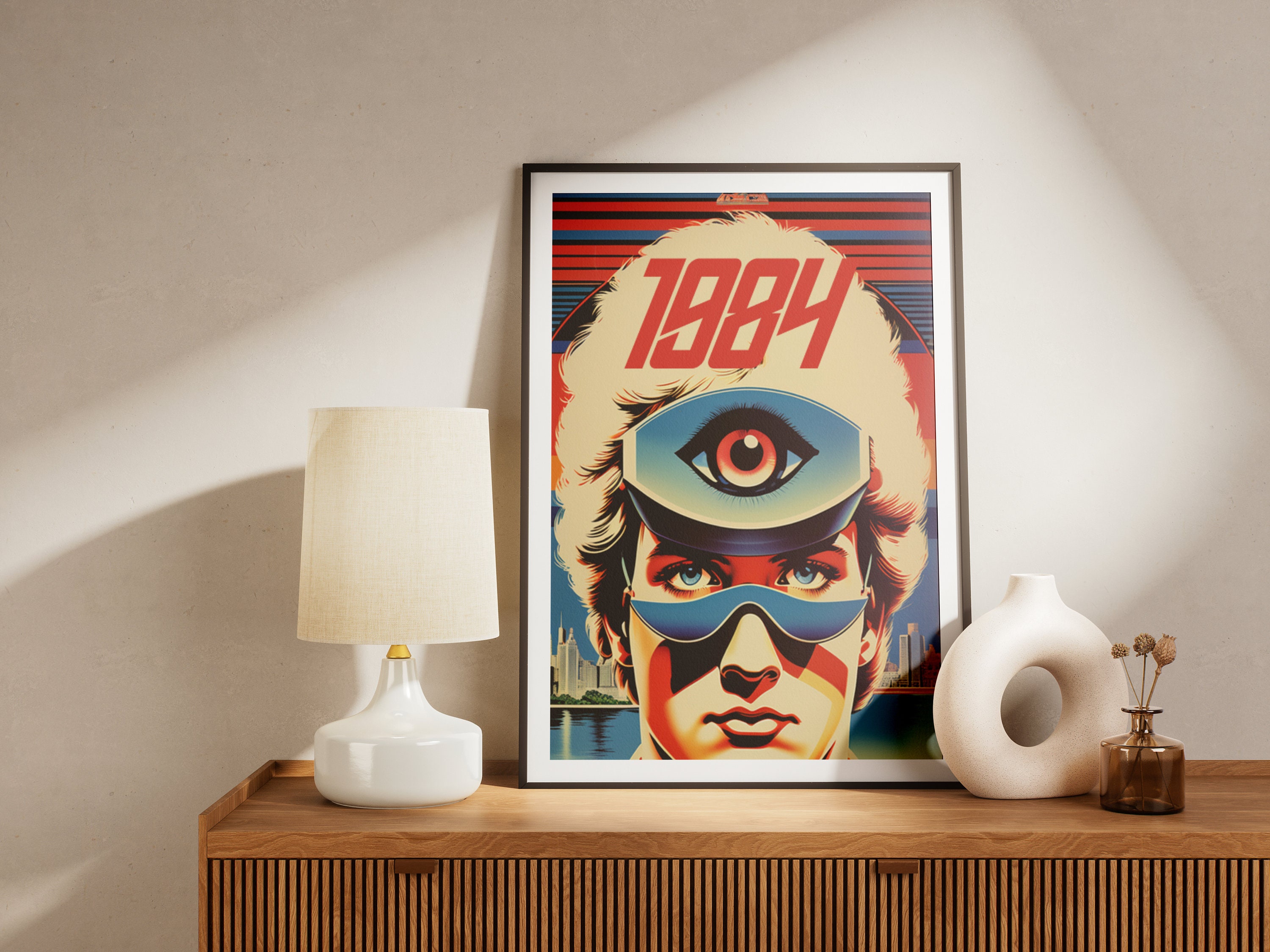 1984 Book Poster for Living Room Wall Decor Retro Poster - Etsy