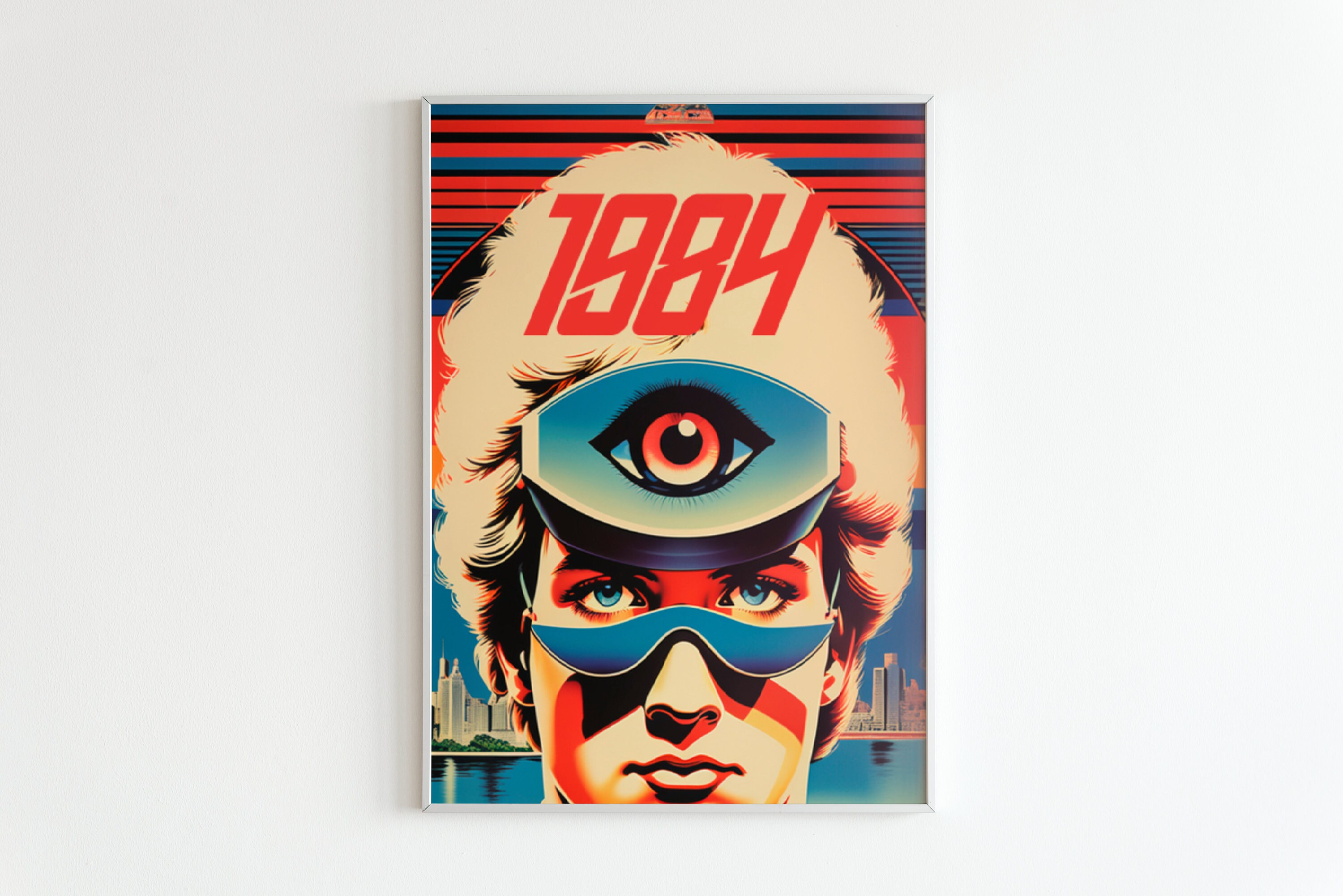 1984 Book Poster for Living Room Wall Decor Retro Poster - Etsy