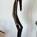 Vintage Old Wooden Sculpture, African Hand-carved Wood Sculpture, Hand ...