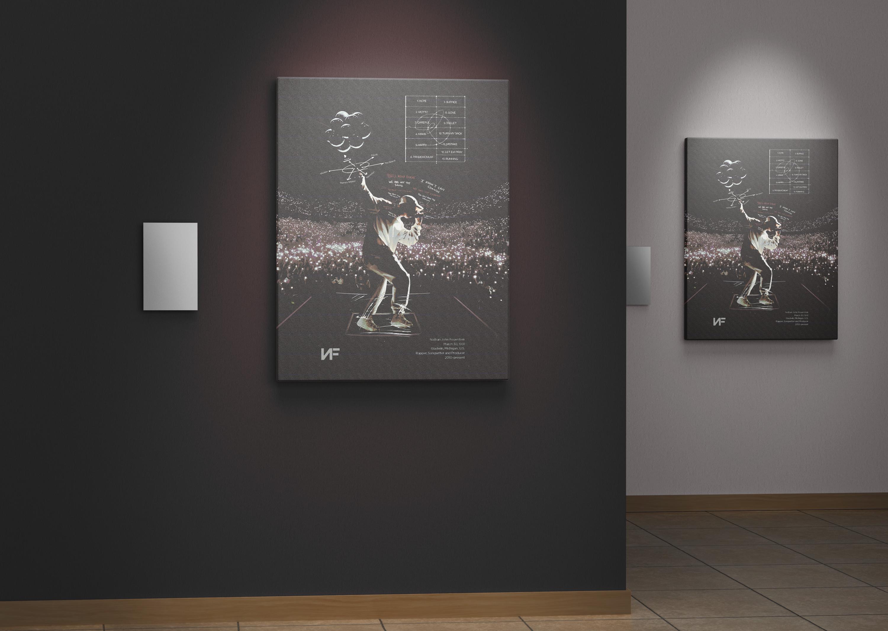 Nf Rapper Poster Design Printable Wall Art Wall Decor - Etsy