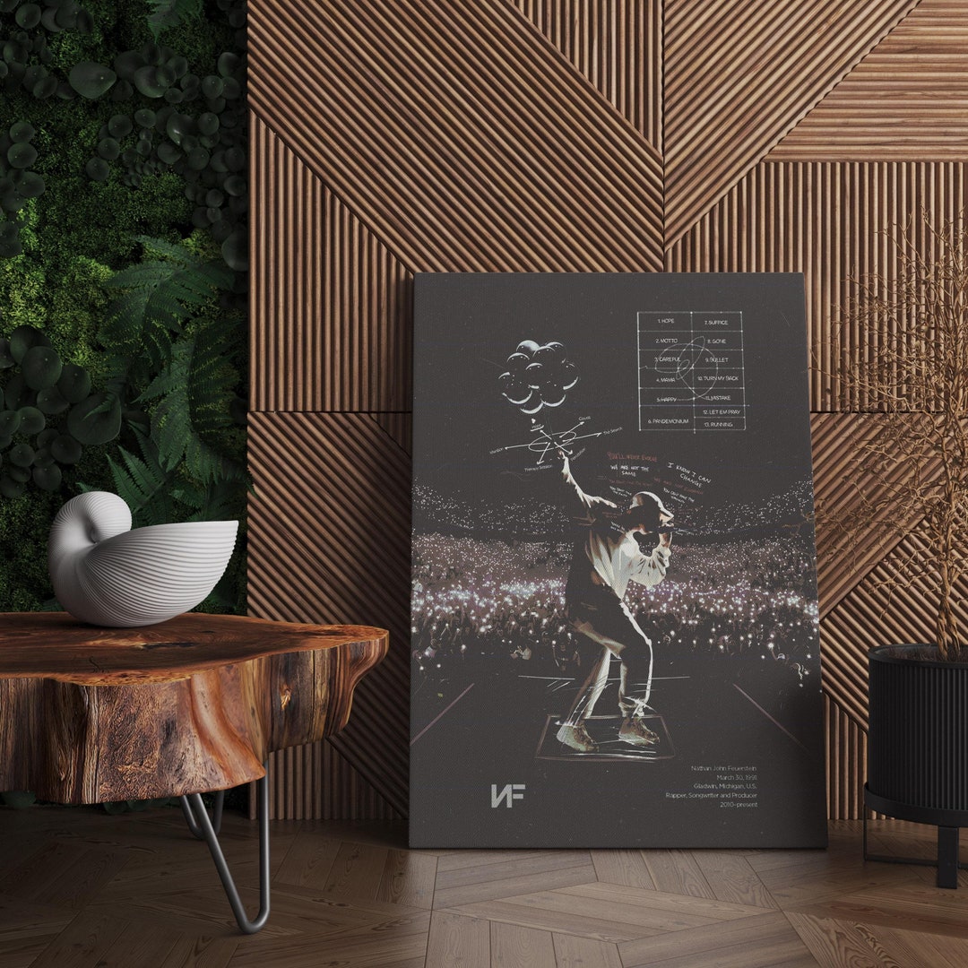 Nf Rapper Poster Design Printable Wall Art Wall Decor - Etsy