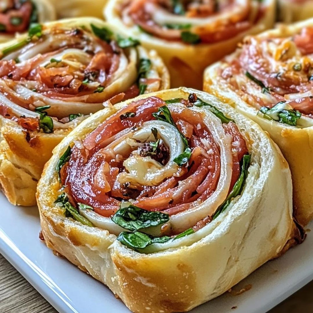 Italian Sub Pinwheel Recipe: Savory Appetizer (instant Download) - Etsy