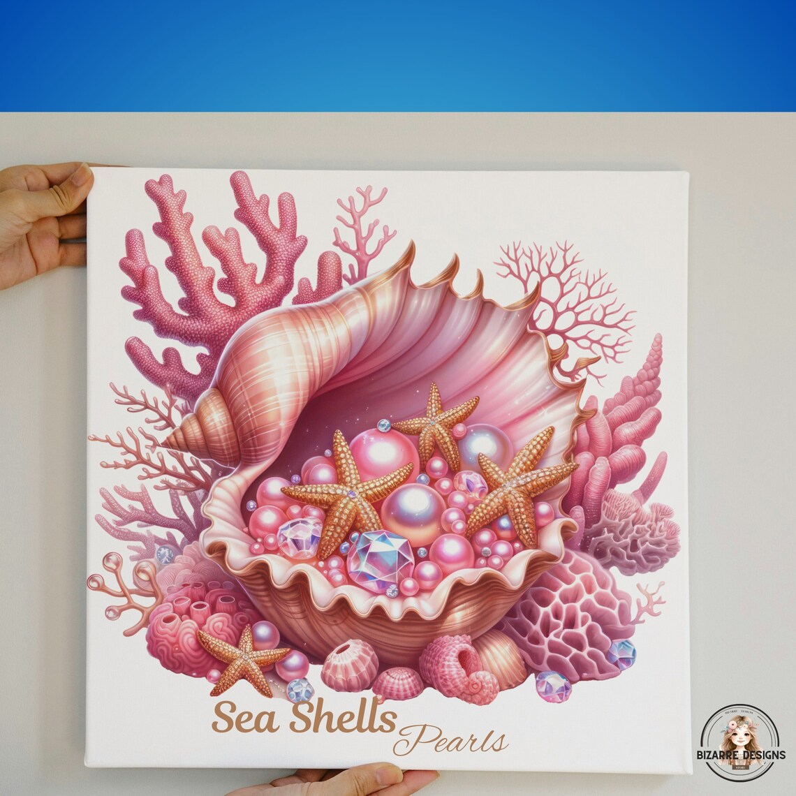Sea Shells Pearls Clipart, Seashell Clipart, 20 Seashell High Quality ...