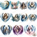 Angel Clipart, Heavenly Angel Clipart Bundle, 20 High-quality Designs ...