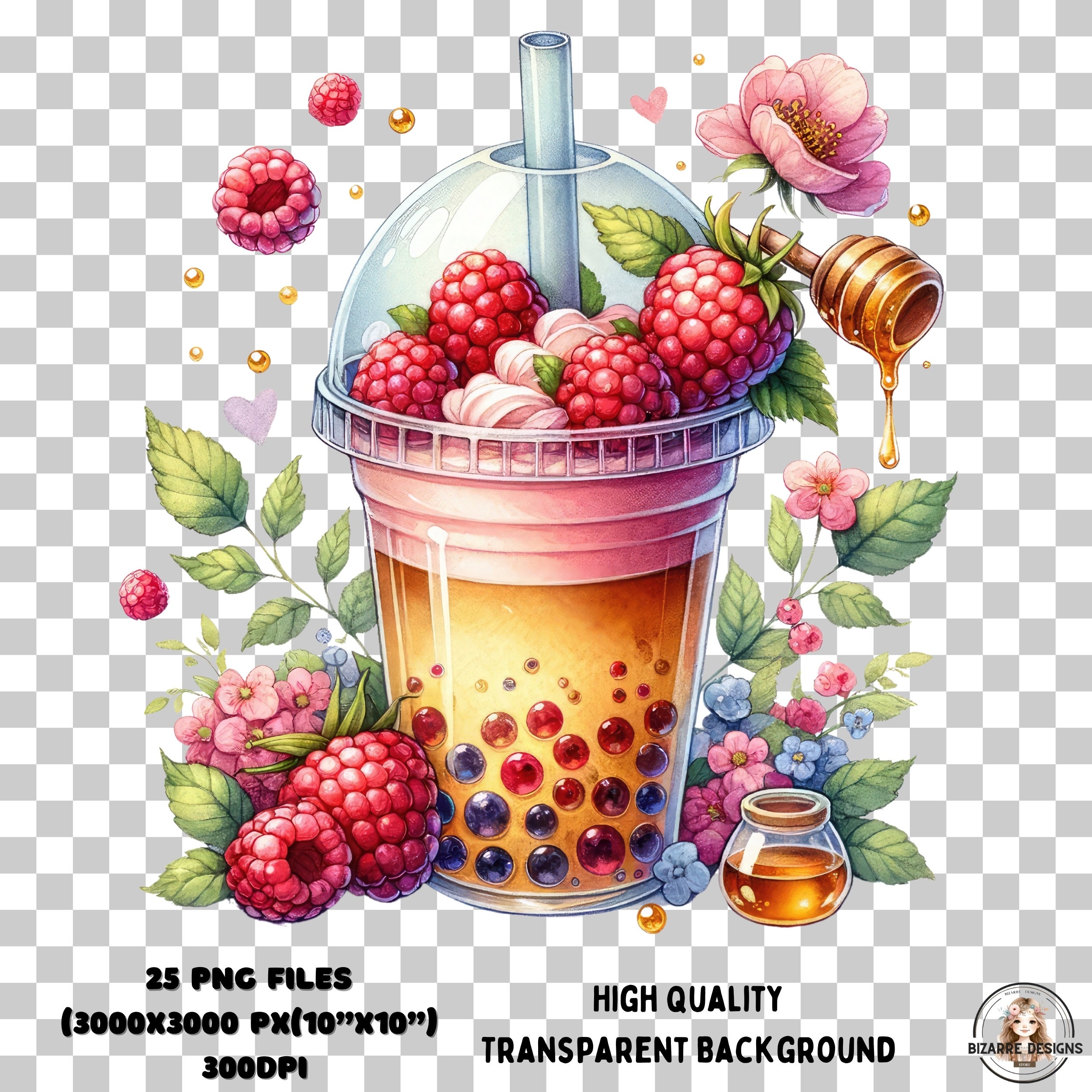 Bubble Tea Kawaii Clipart, Cute Bubble Tea Clipart, Boba Tea Clipart ...