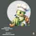 Turtle Chef Clipart, Adorable Turtle Cooking Pngs Collection, for ...
