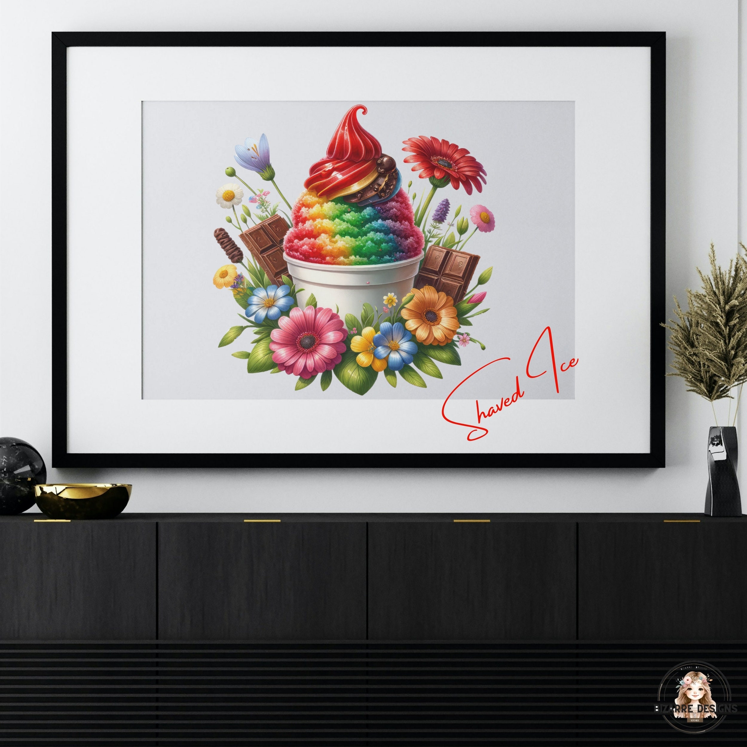 Shaved Ice Clipart, Colorful Shaved Ice Clipart Bundle, 20 High-quality ...