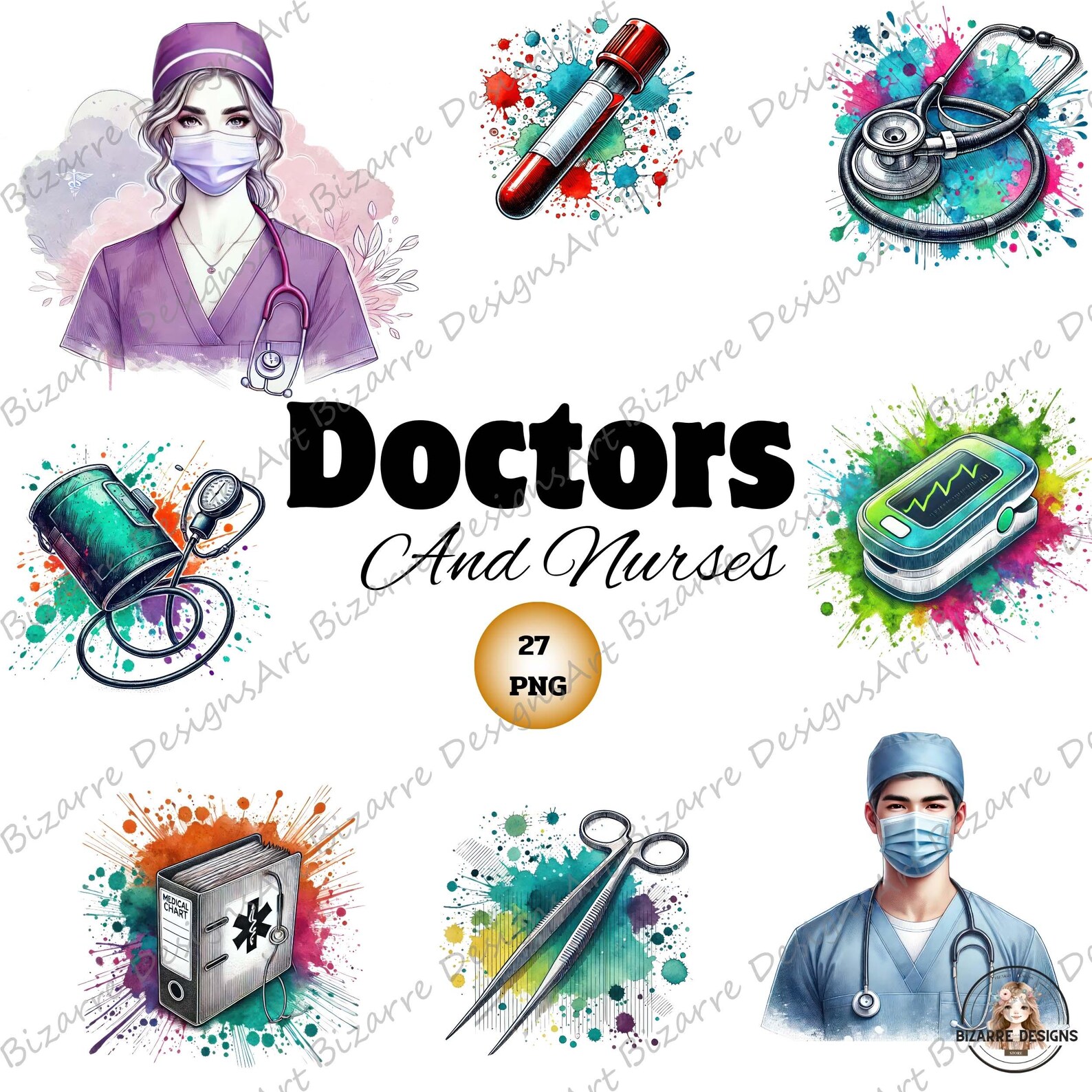 Medical Clipart, Doctor and Nurse Clipart, Hospital Clipart, Doctor PNG ...