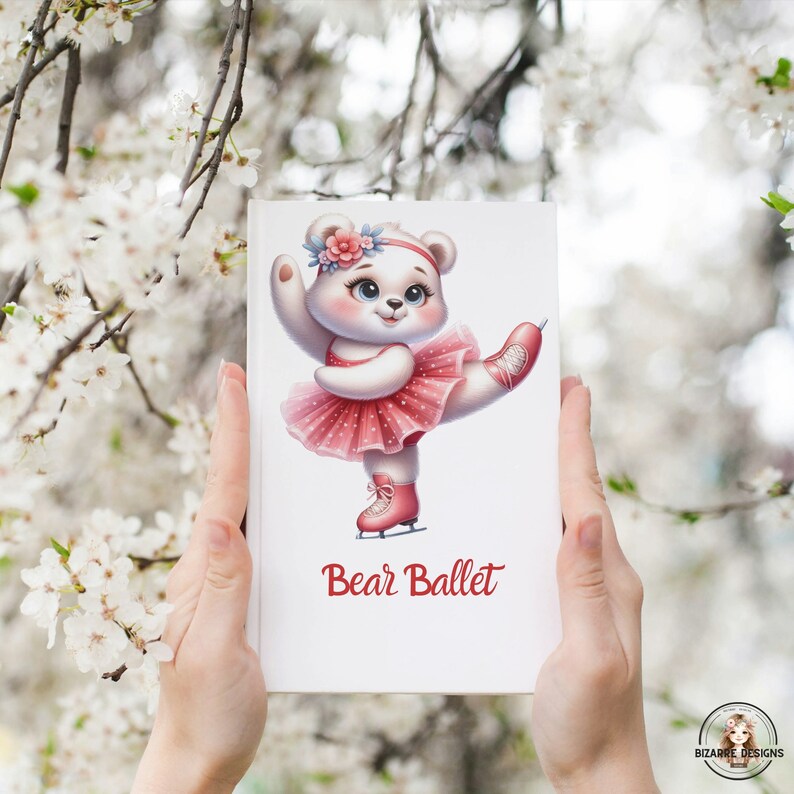 Ballerina Bear Clipart, Ballet Dancer Clipart, Ballet Bear in Tutu ...