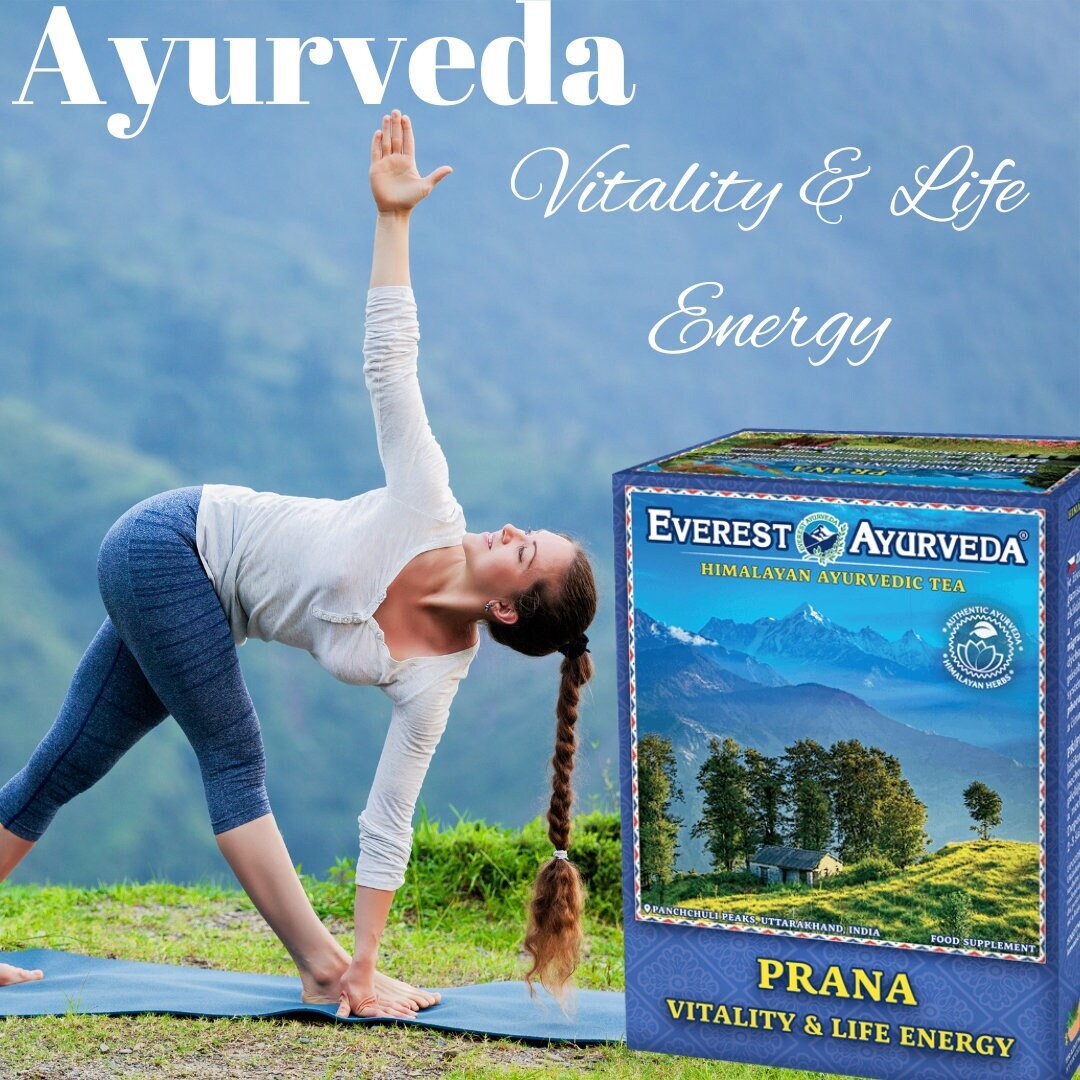 PRANA, Ayurvedic Herbal Tea for Vitality and Life Energy, Respiratory ...
