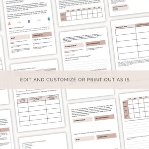 PPD Workbook, Editable Postpartum Depression Workbook, PPD Guide ...