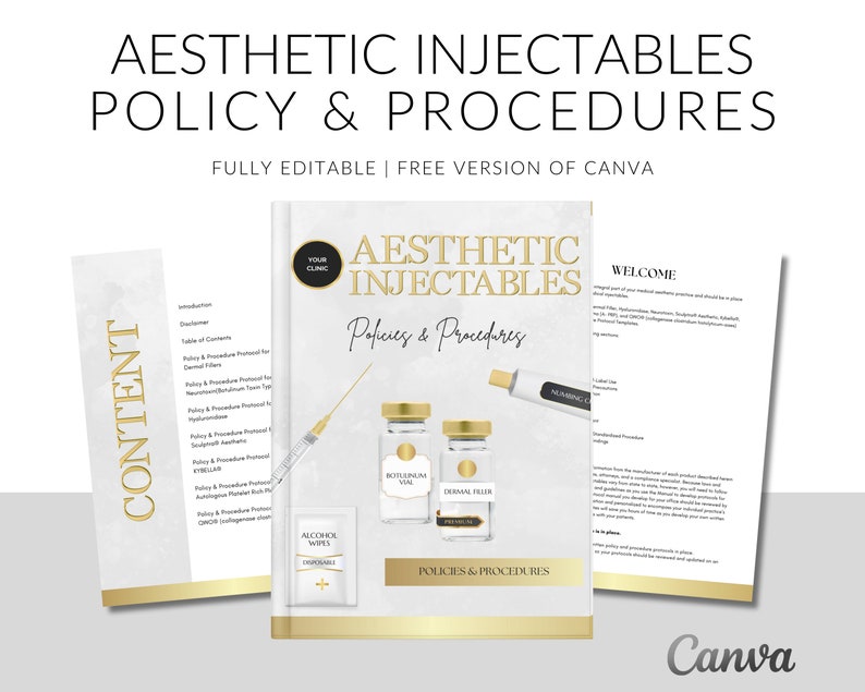 Aesthetic Injectables Policy and Procedures Handbook, Aesthetics Clinic ...