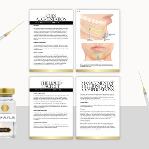 Dermal Fillers Training Manual, Dermal Fillers Guide, Dermal Fillers ...