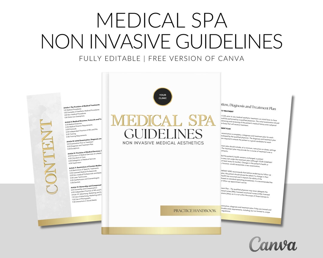 Medical Spa Non Invasive Aesthetic Treatment Guidelines, Medspa ...