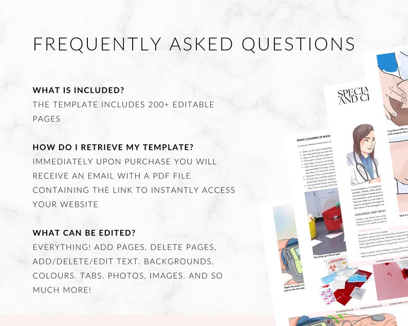 First Aid Training Manual, CPR, AED, Study Guide, Edit in Canva - Etsy UK