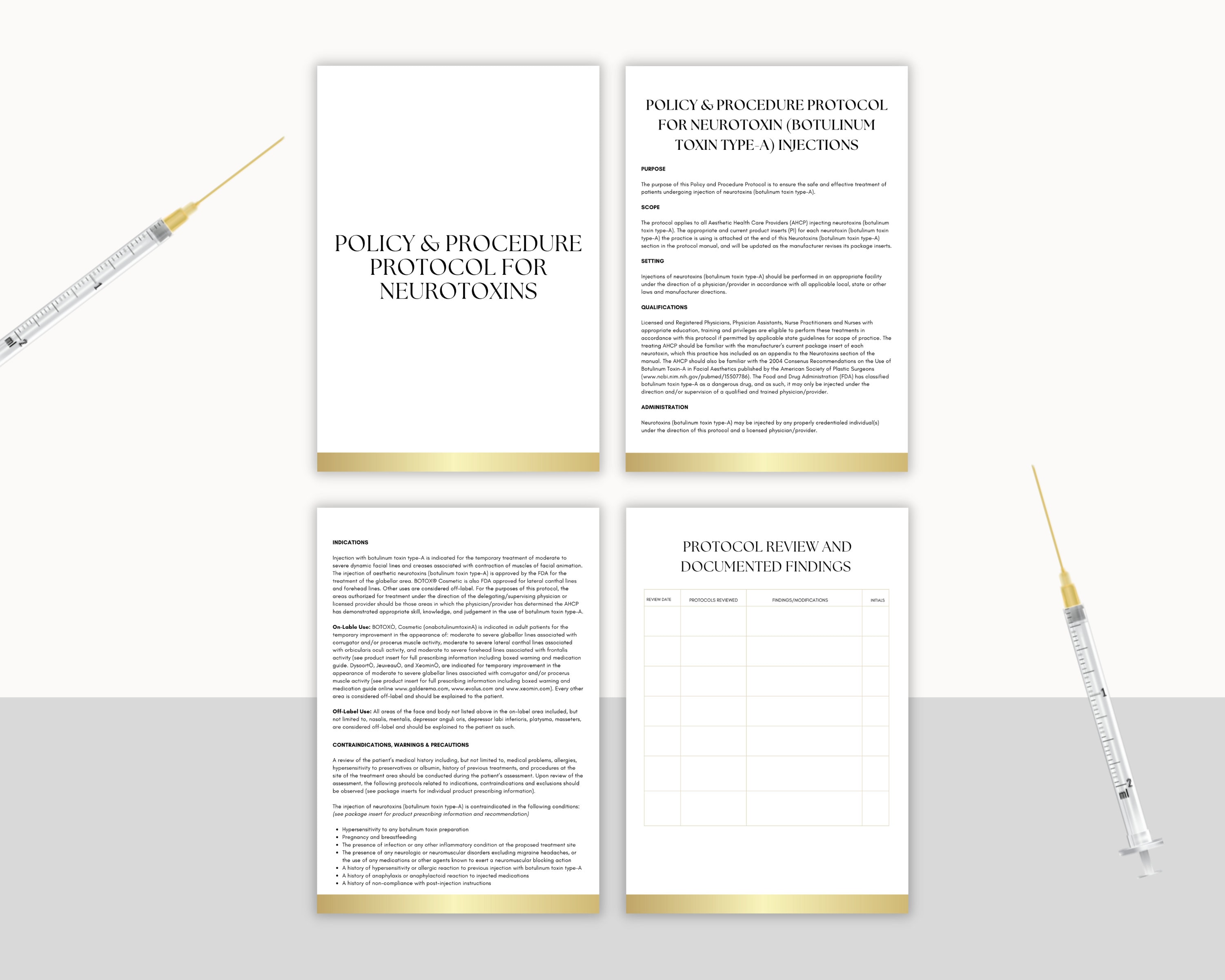 Injectables Policy Handbook, Medspa Clinic Procedures (editable Canva ...