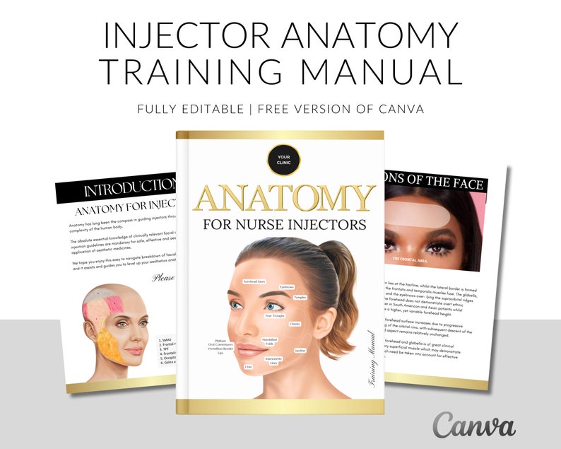 Aesthetics Training Manuals Botox Dermal Fillers Injection Anatomy
