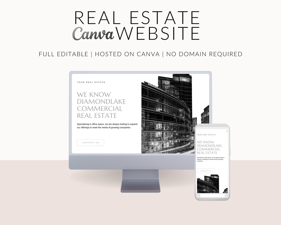 Commercial Real Estate Website, Realtor Website, Website Template ...