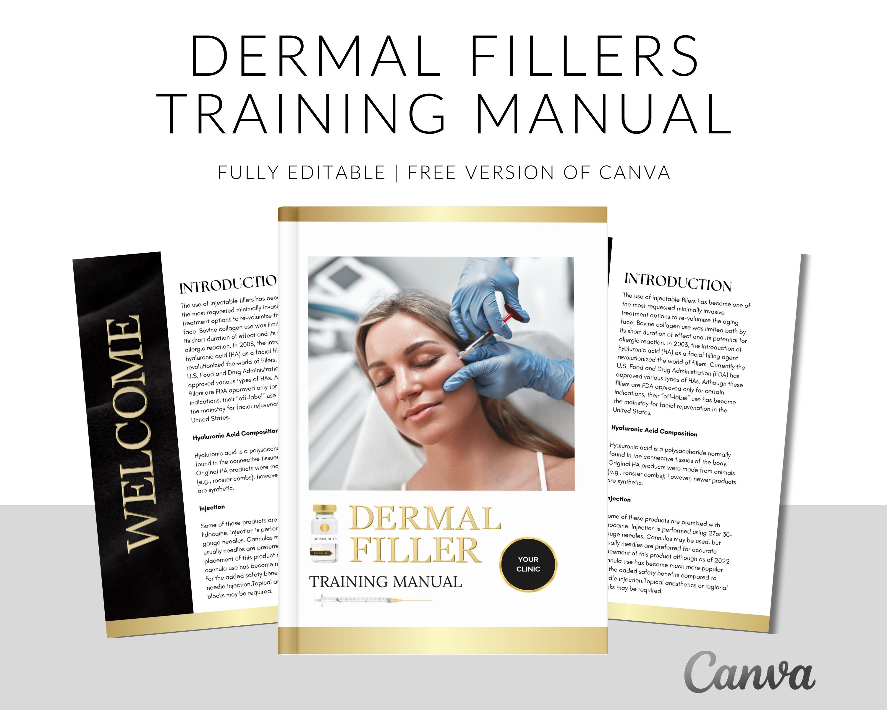 Aesthetics Injector Training Manuals: Botox, Fillers, Anatomy (edit in ...