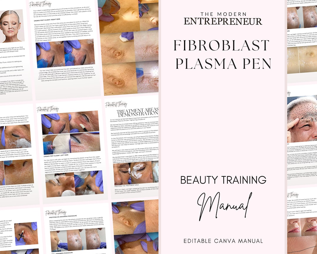 Plasma Pen Training Manual, Fibroblast Training Guide, Advanced ... Plasma Pen Training Manual, Fibroblast Training Guide, Advanced ...