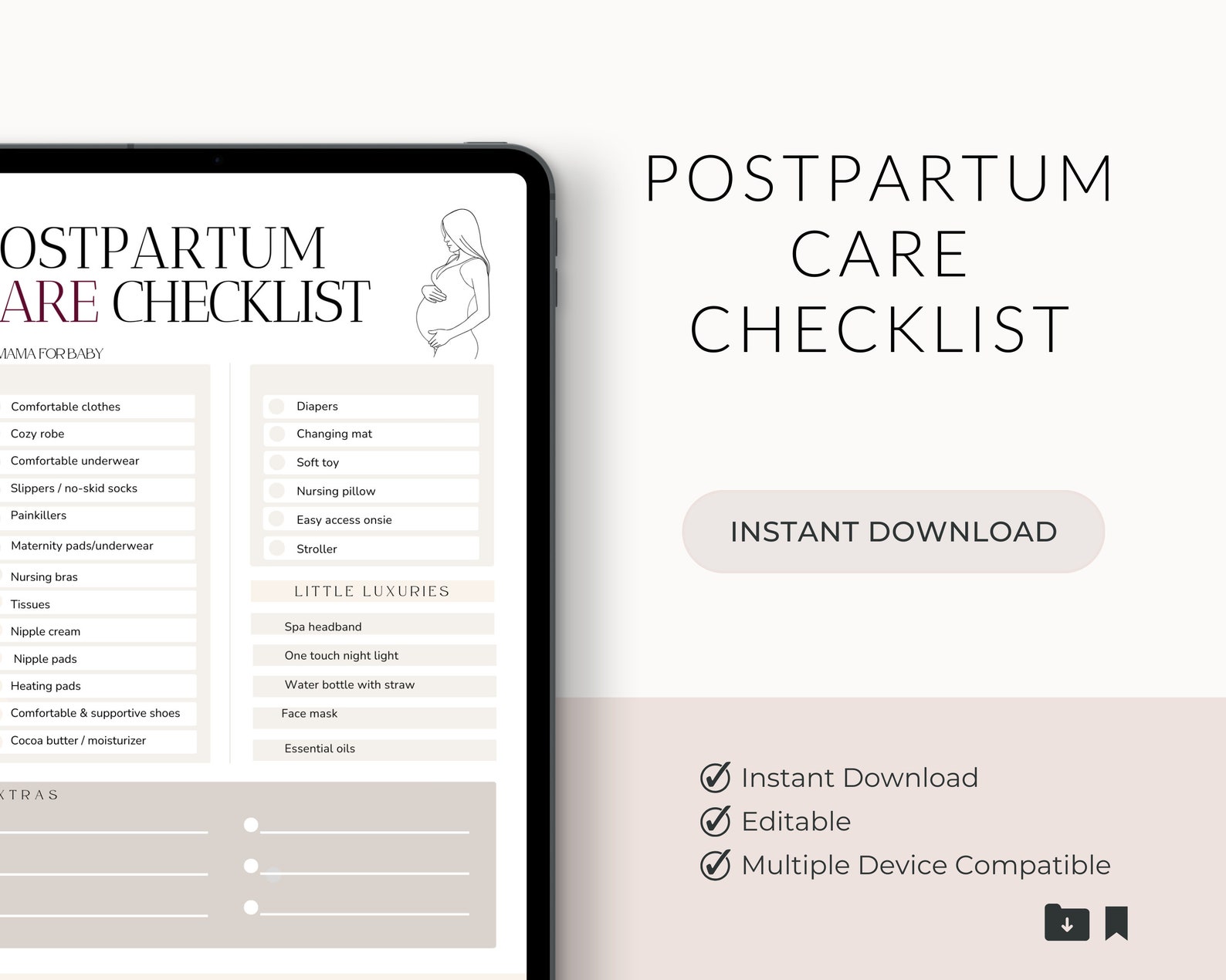 Postpartum Care Checklist, Postpartum Worksheets, Postpartum Doula ...